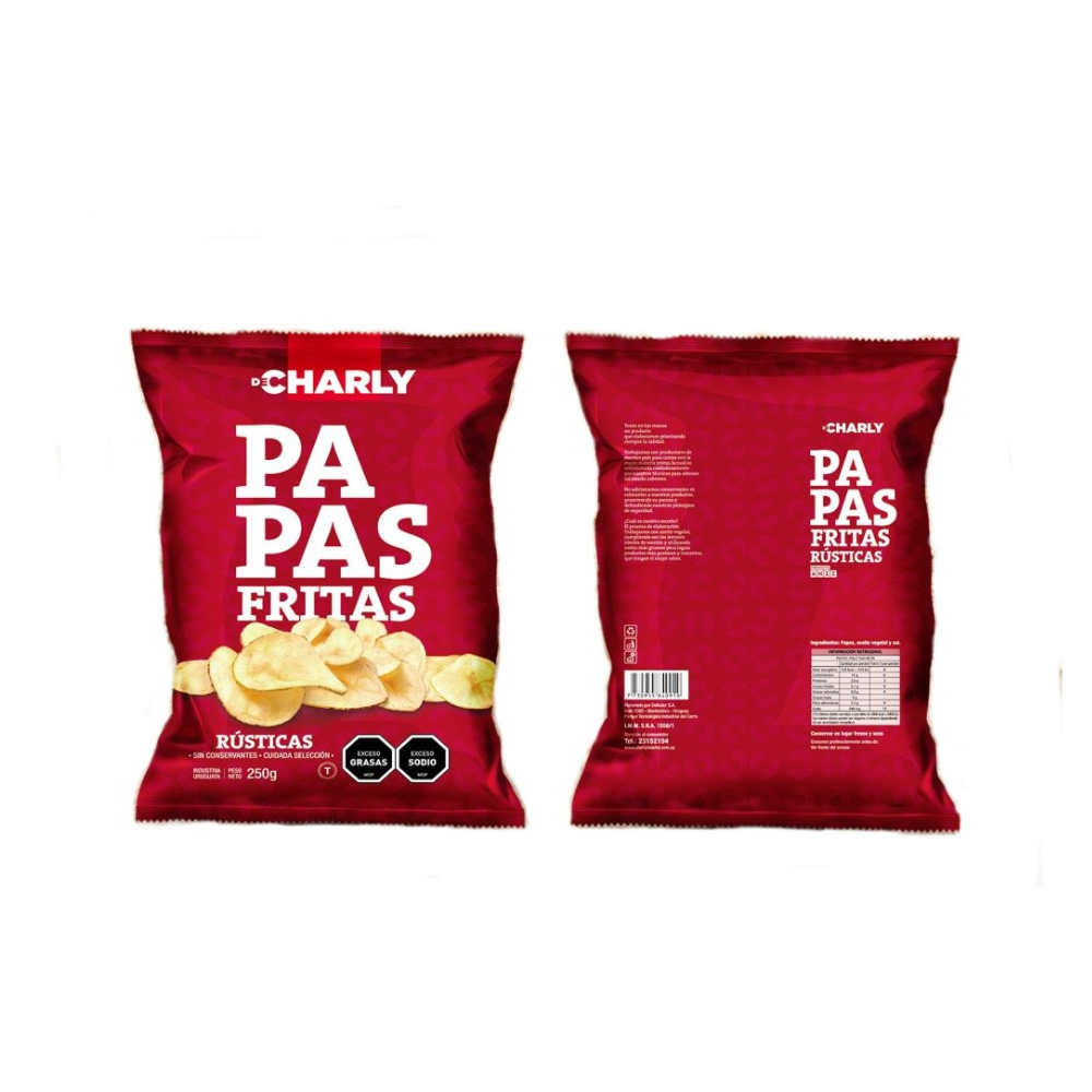 Papas Fritas Charly 230grs con sal - Distribuidora NES