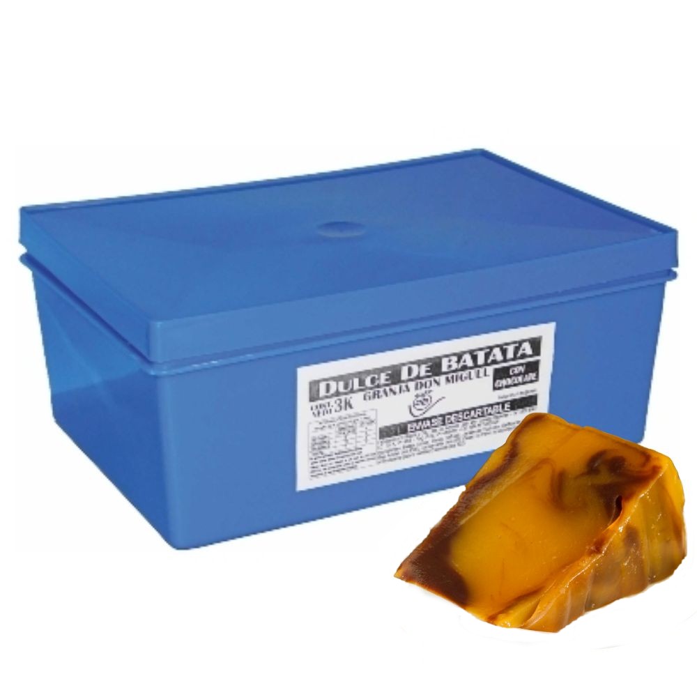 Dulce batata c/ chocolate corte Don Miguel - Distribuidora NES