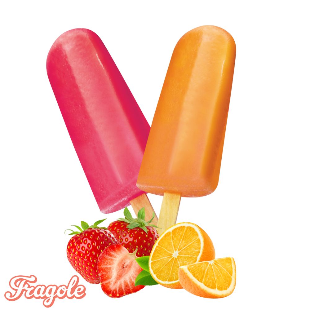 Helados palito agua (Frutilla/Naranja) - Distribuidora NES